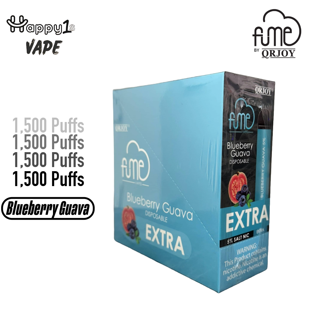 Fume Extra Blueberry Guava – Happy1s Smoke Shop
