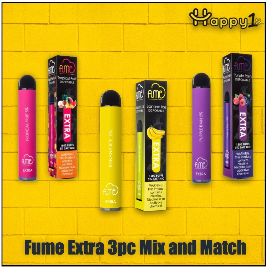 Fume Extra 3pc Mix and Match – Happy1s Smoke Shop